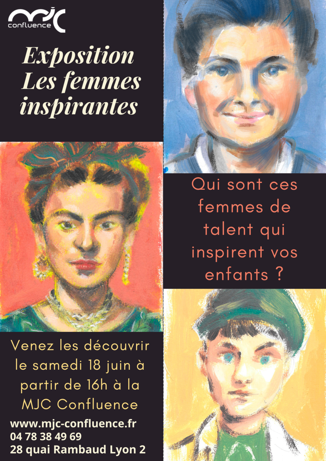MJC Confluence - Expo Les femmes inspirantes